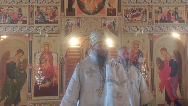 Проповедь владыки Гурия в храме во имя святой мученицы Анастасии Узорешительницы с. Сержантово