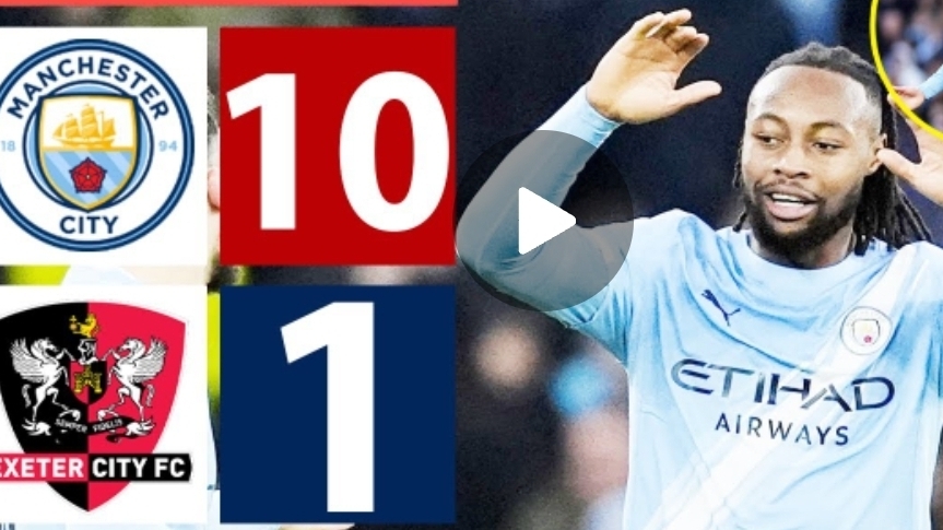 "Манчестер Сити" - "Эксетер Сити" 10:1 - Все голы и основные моменты | Кубок Англии 2026 🔥