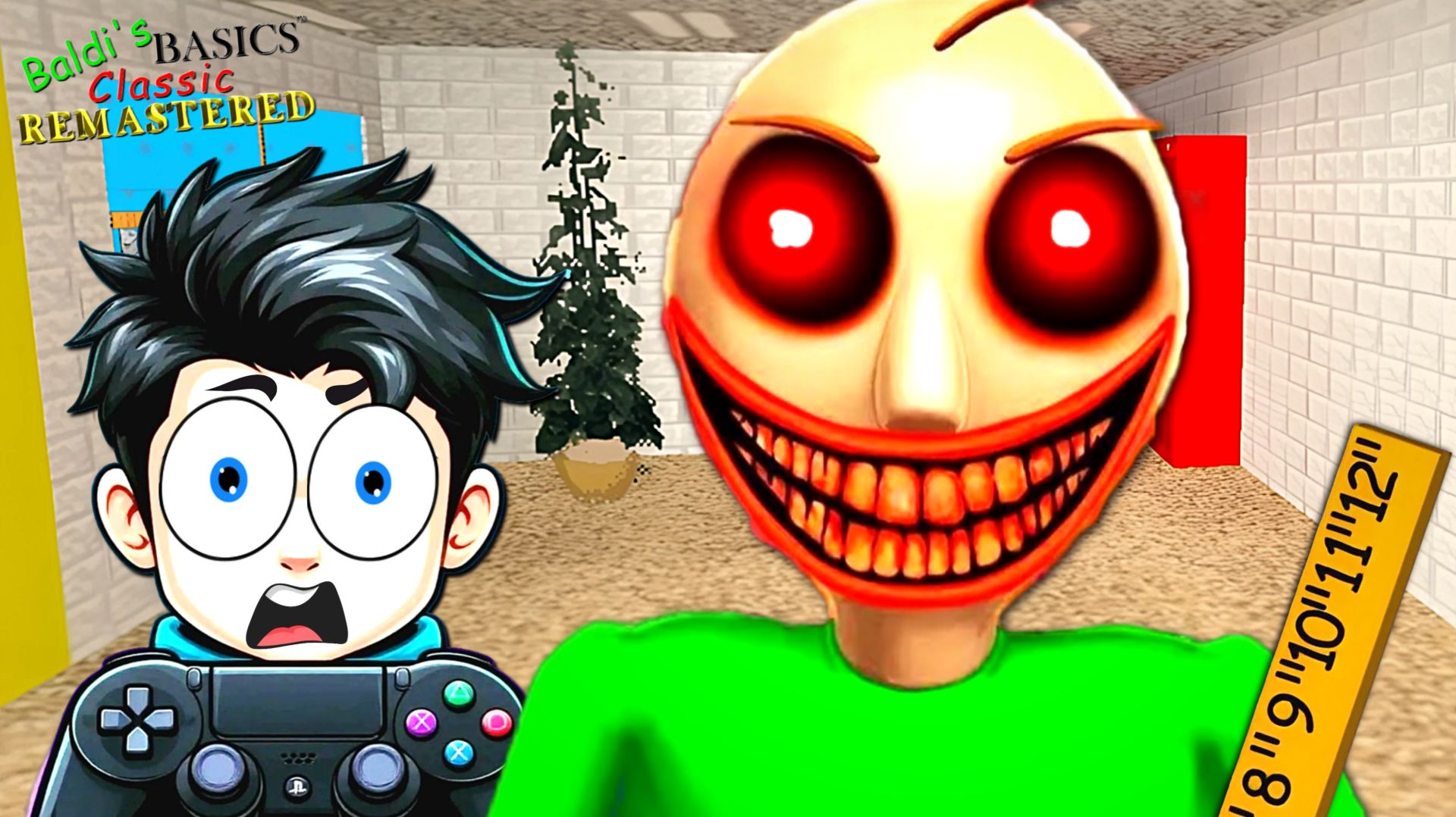 ЭТО САМЫЙ ЗЛОЙ УЧИТЕЛЬ ► Baldi's Basics Classic Remastered #1