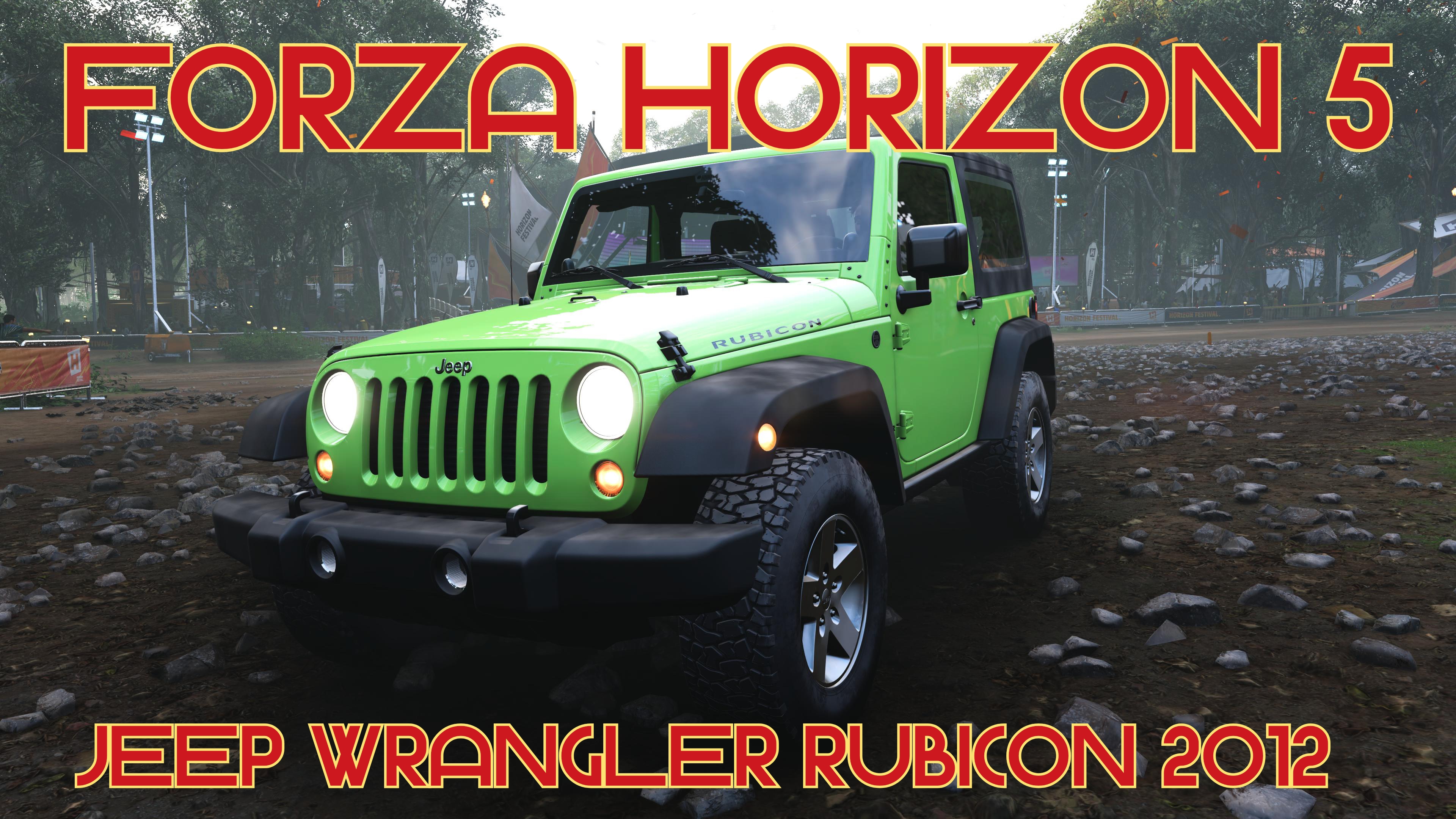 Jeep Wrangler Rubicon 2012 — верный спутник смелых исследователей в мире Forza Horizon 5 🌍⚡️