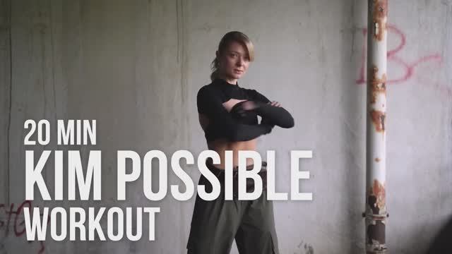 20 MIN FULL BODY HIIT WORKOUT (Kim Possible Inspired) Home Workout - No Equipment, All Standing!.mp4