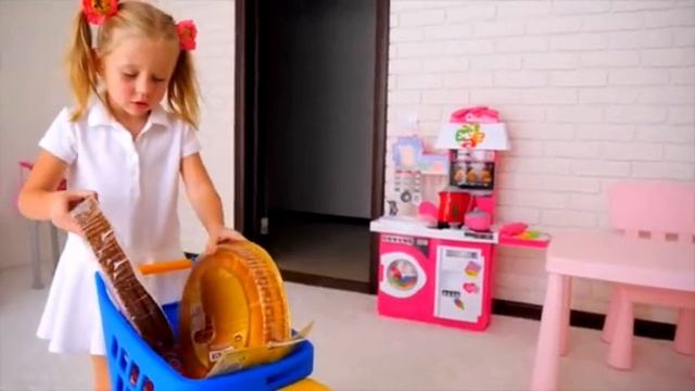 Лайк Крошки Настя делаем уборку