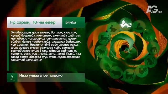 Дорнын зурхай - 2025.01.11-ний дугаар / Зурхай 11 января