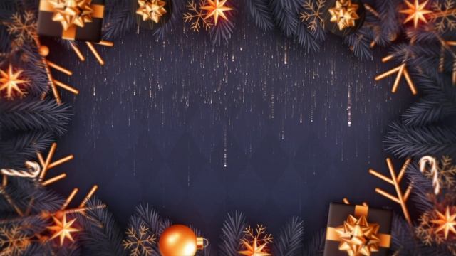 Универсальный новогодний фон 4K | Горизонтальный + Вертикальный формат | Для Reels и YouTube