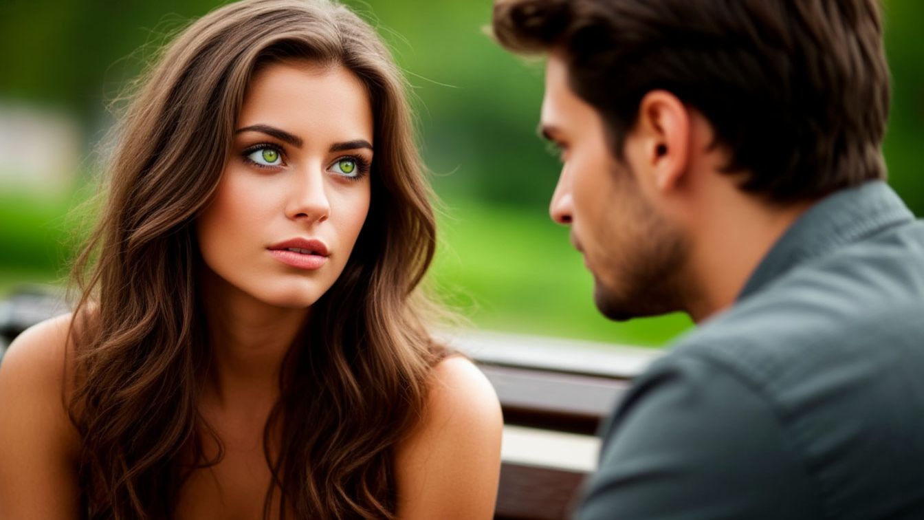 Ты говоришь, что у меня зелёные глаза