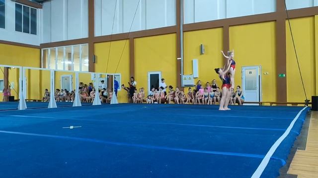 ТР 1 юн. разряд, Зайцева - Добосевич - Чубрикова, ШСА «Пирамида - Альпы», Комбинированное упражнение