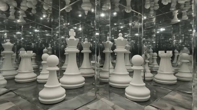 футаж белые шахматы