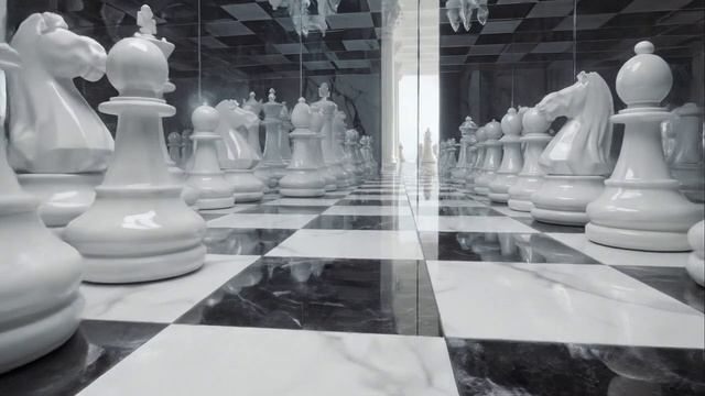 футаж белые  шахматы