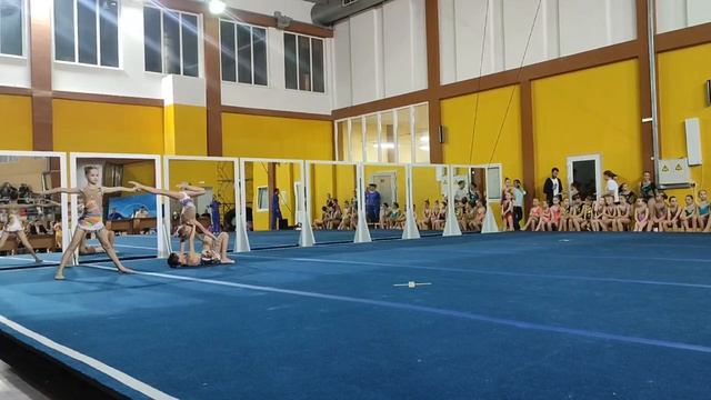 ТР 2 юношеский разряд,   Луговская - Вергунова - Голобокова, ШСА «ОСЬ»,  Комбинированное упражнение