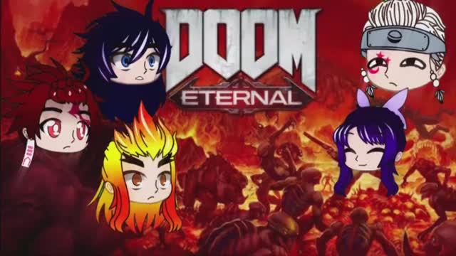 Demon-slayer-реакция-на-Doom-2-часть