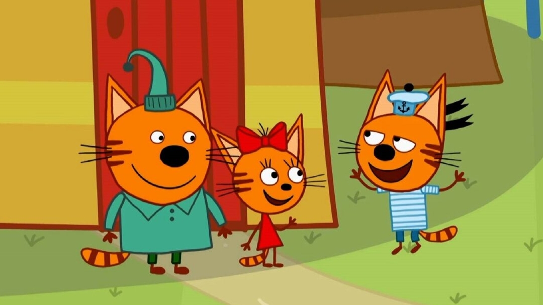 Три Кота Мультфильм Большое Путешествие котяток.