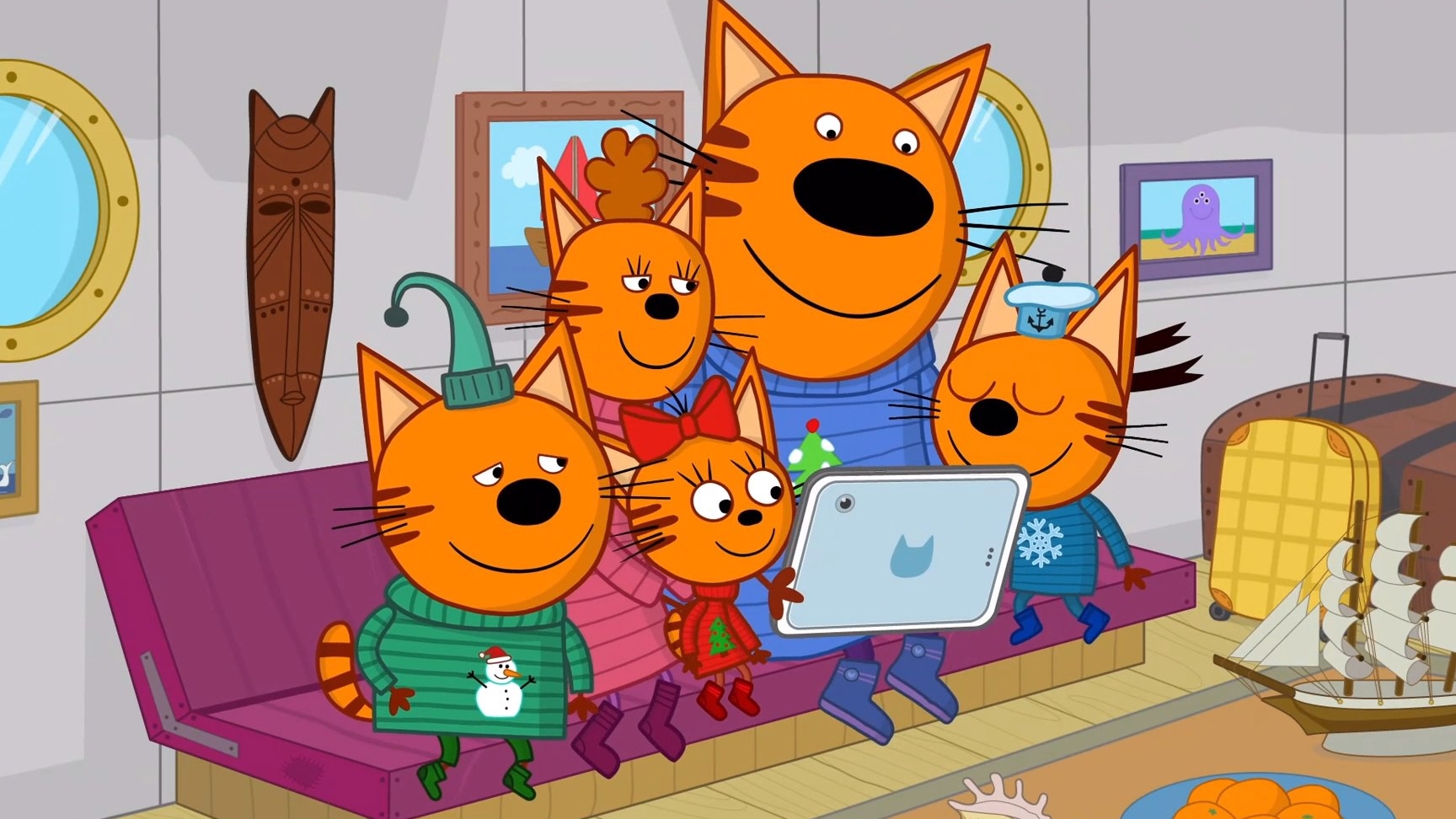 Три Кота Мультфильм 🐈🤩