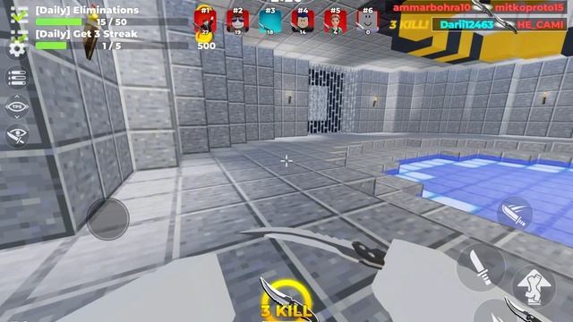 Битва с ножами в Колизее Roblox