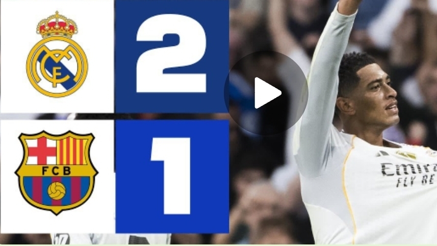 РЕАЛЬНЫЙ МАДРИД 2 - 1 ФК БАРСЕЛОНА | ЛАЛИГА EA SPORTS