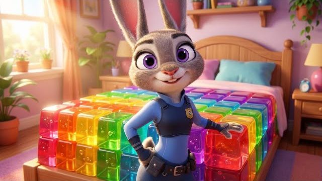 КРОВАТЬ ИЗ МАРМЕЛАДА ЧТО?! ЗВЕРОПОЛИС МУЛЬТИК АСМР! ОНИ РЕАЛЬНО ТАК СДЕЛАЛИ? Я В ШОКЕ РЕАКЦИЯ (РИЛ)