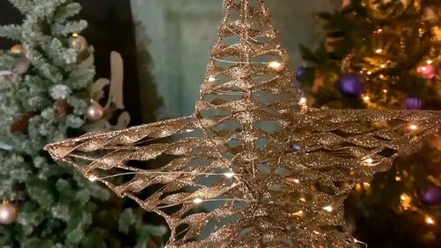 Декоративный подвесной светильник ЗВЕЗДА ФУЛЯР, 20 тёплых белых LED-огней, 30 см, AMZ105370