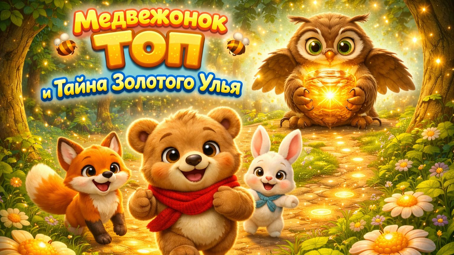 2 серия. Мишка Топ, вторая серия. Медвежонок Топ и Тайна Золотого Улья.