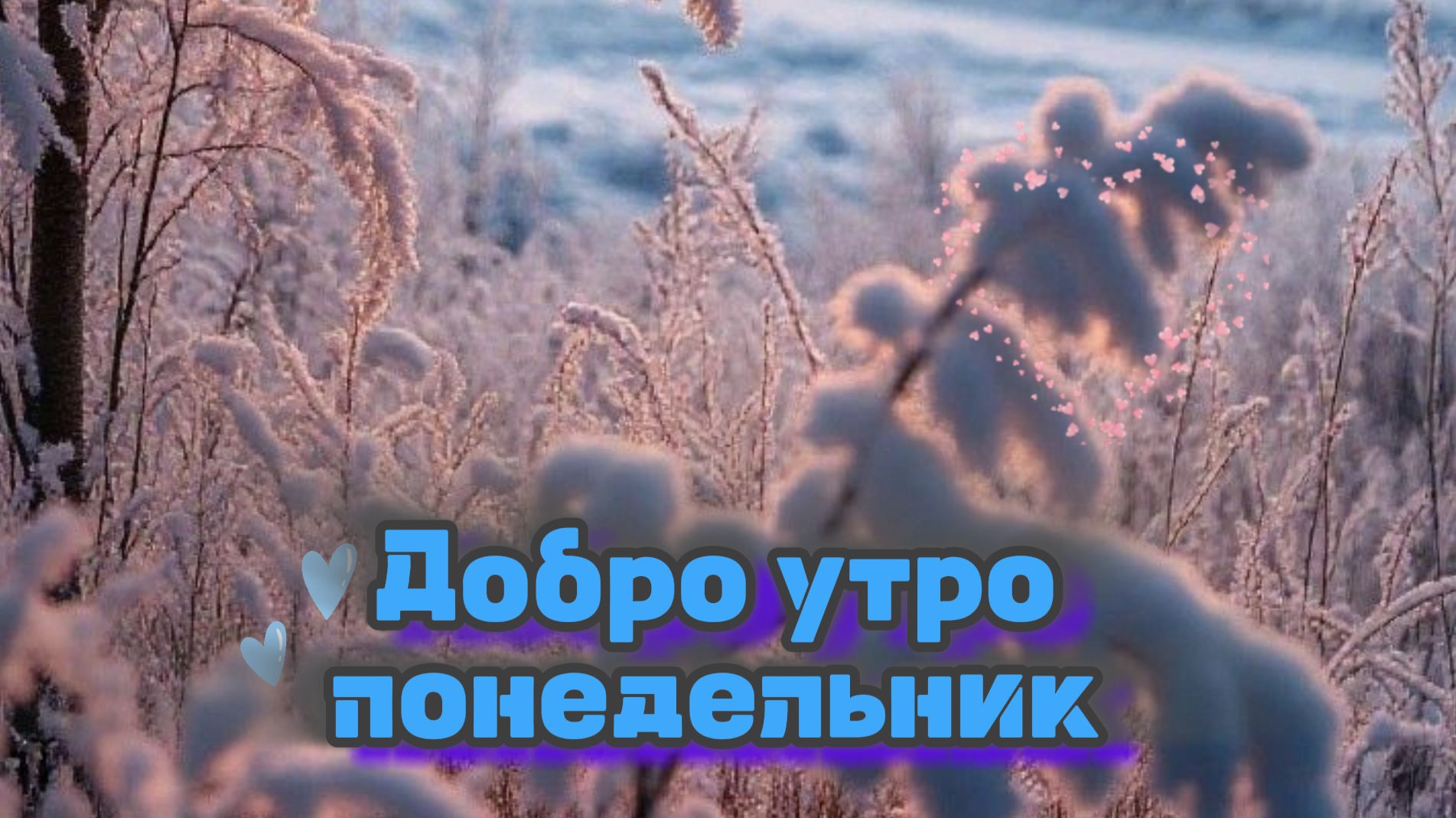 Доброе Утро Понедельник Музыкальная Видеооткрытка