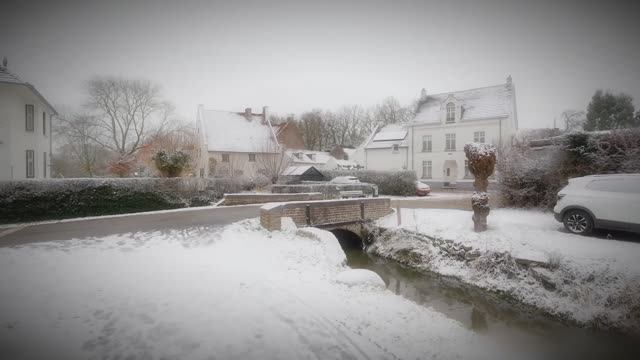 Торн, Нидерланды | Белая деревня в зимней стране чудес ❄️ 4K