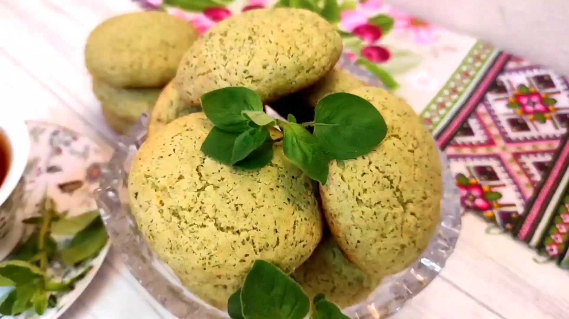 Домашнее печенье с мятой