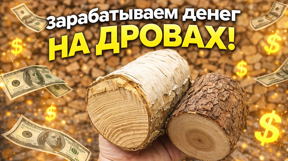 Деньги под ногами! Заработаем лям на дровах