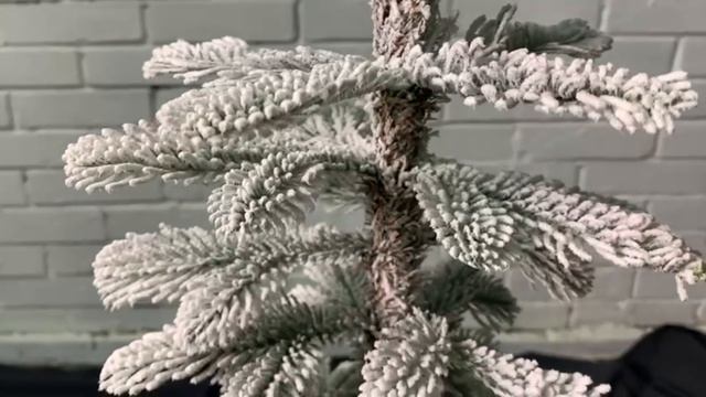 Ель настольная СНЕЖНЫЕ АЛЬПЫ (100% литая хвоя PE), 60 см, 680101, 680103