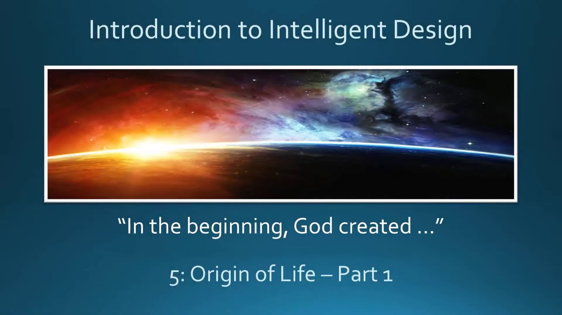 5-1 Происхождение жизни