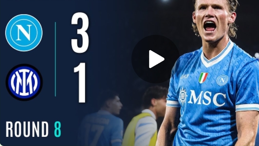 НАПОЛИ-ИНТЕР 3-1 | ОСНОВНЫЕ | "Наполи" претендует на первое место в решающем матче | Серия А 2025/26