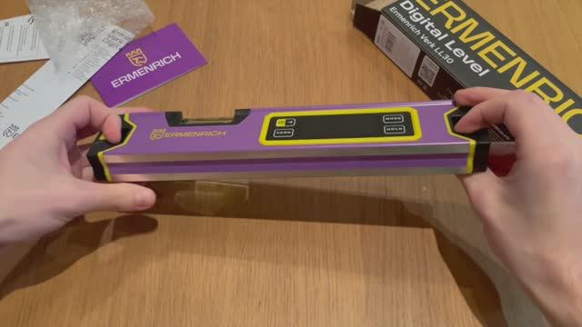 Цифровой уровень Ermenrich Verk LL30 | Ermenrich – видео распаковки