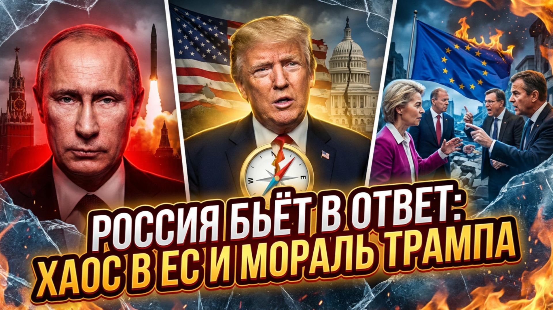 ⚡Меркурис и Христофороу | Россия наносит ответный удар. Мораль Трампа. Полный хаос в ЕС