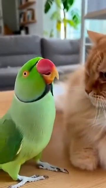 Попугай домяукался Концовка убила [get.gt]