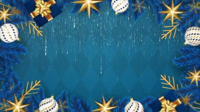 Универсальный новогодний фон 4K | Горизонтальный + Вертикальный формат | Для Reels и YouTube