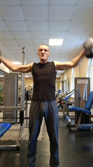 #Фулбади 4 упражнение 4. Разведение на среднюю дельту. Моя тренировка в 52