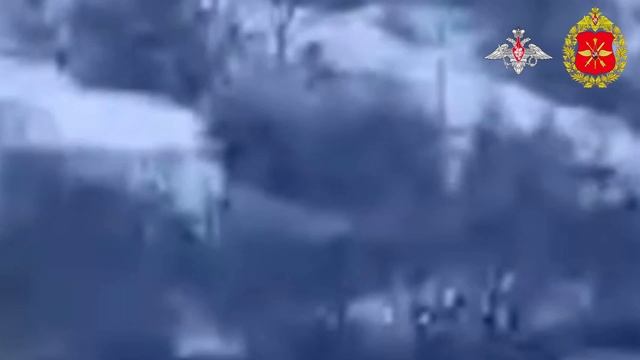 Боевая работа расчета орудия «Гиацинт-Б»