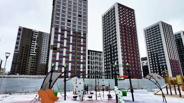 ЖК «Бригантина» — съёмка с воздуха декабрь  2025