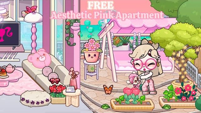 AVATAR WORLD ДЕЛАЕМ ЭСТЕТИЧНУЮ КОМНАТУ В РОЗОВОМ ЦВЕТЕ БЕСПЛАТНО! АВАТАРИЯ РЕАКЦИЯ ОБНОВЛЕНИЕ