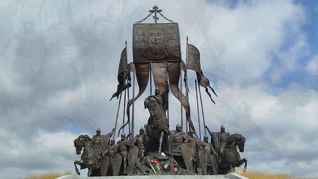 Памятник Александру Невскому и его дружине на Чудском озере. Июнь, 2025