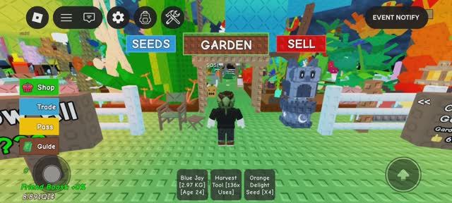 Игра в вырасти сад. Новое обновление с яйцом