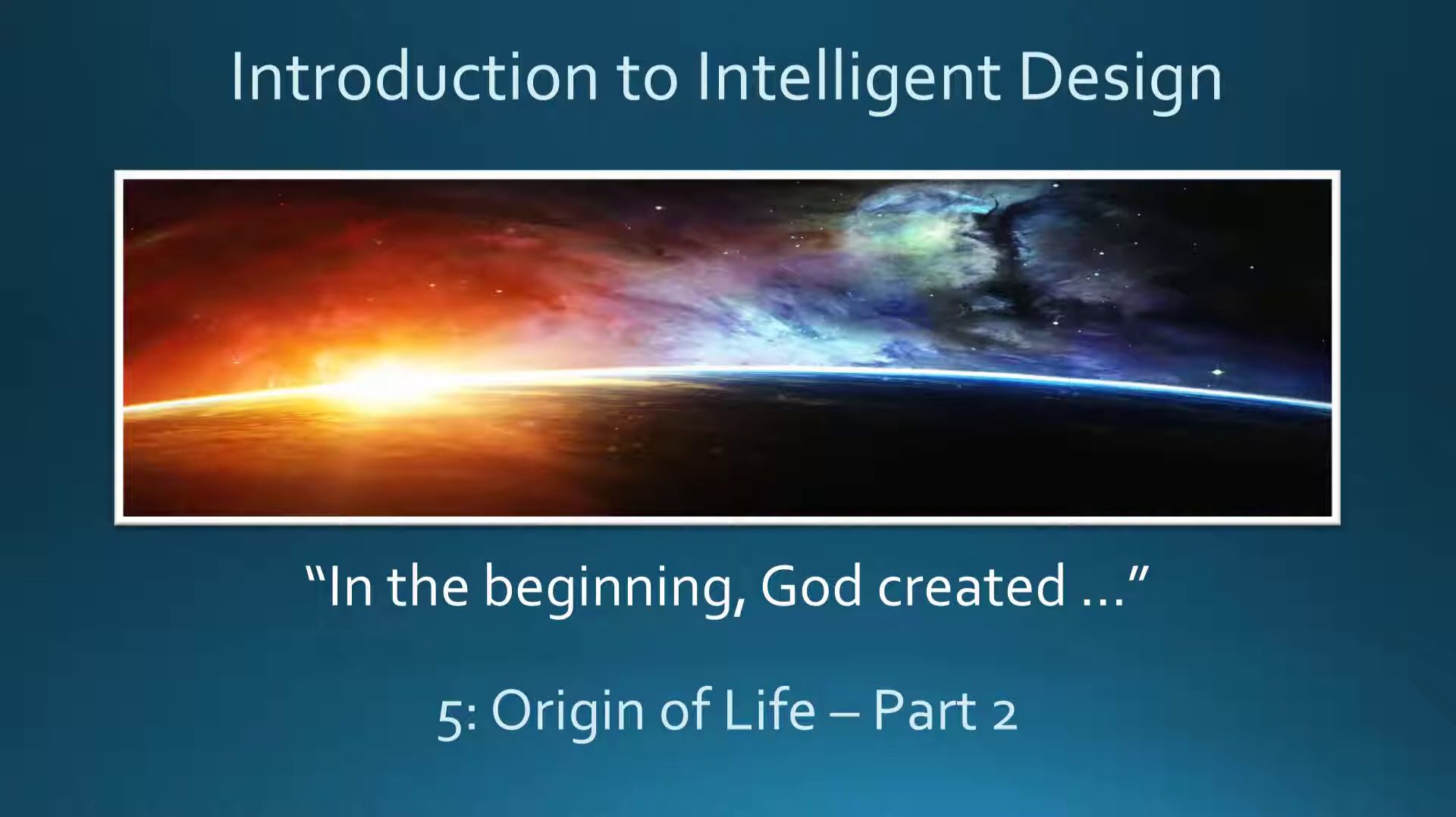 5-2 Происхождение жизни