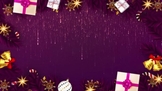 Новогодний фон 2 в 1 | Горизонтальный и Вертикальный 4K | Для YouTube, Reels, Stories