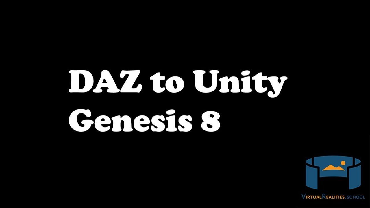 DAZ to Unity - Genesis 8 character