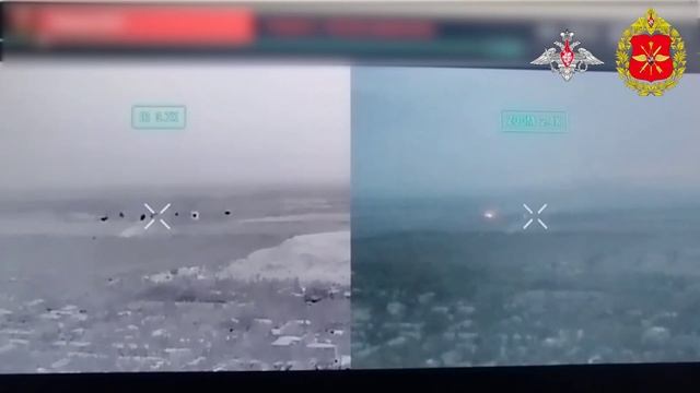 Боевая работа расчетов РСЗО «Град»