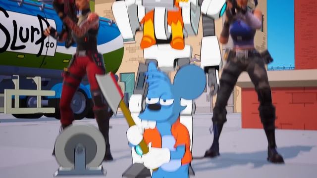 Гигант Гомер из The Simpsons в трусах разгуливает по острову в коллаборации с Fortnite.