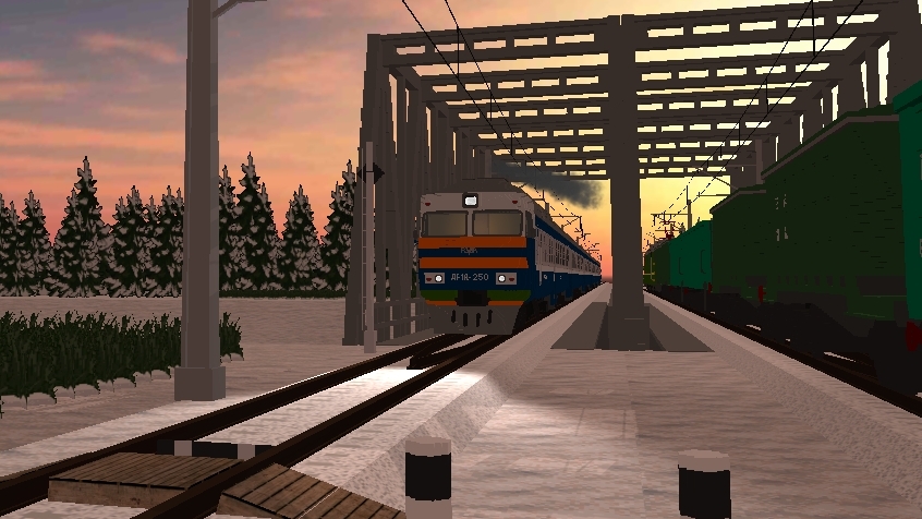 Проезжающие поезда в игре SkyRail (часть 3)