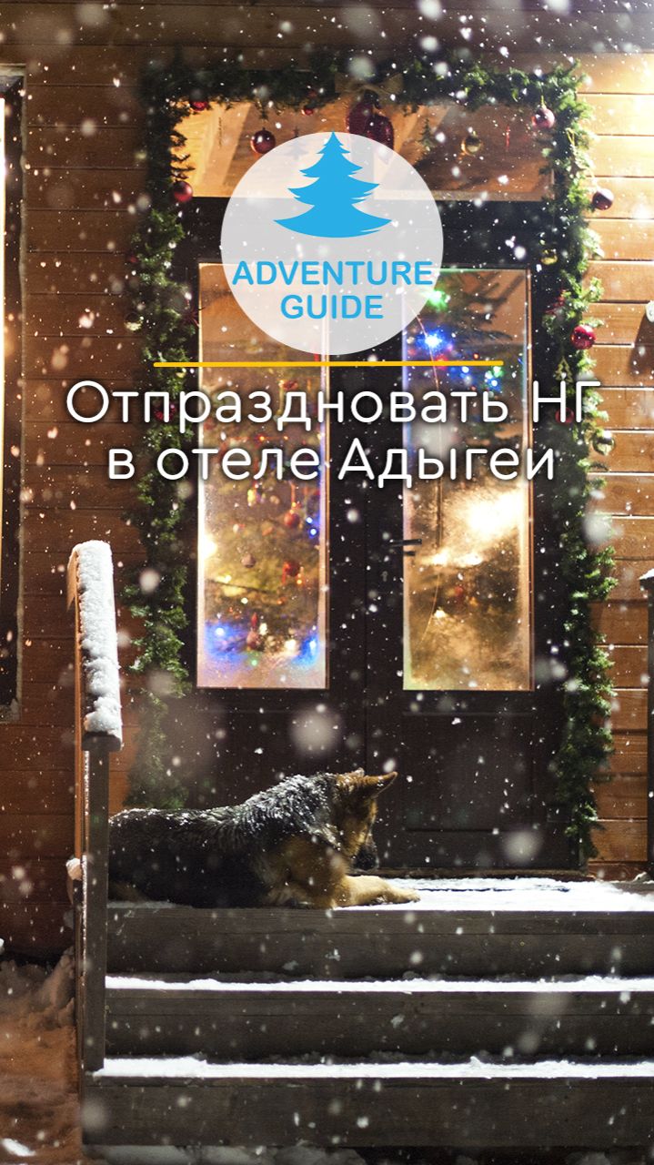 Отпраздновать НГ в отеле Адыгеи #новыйгод #отель