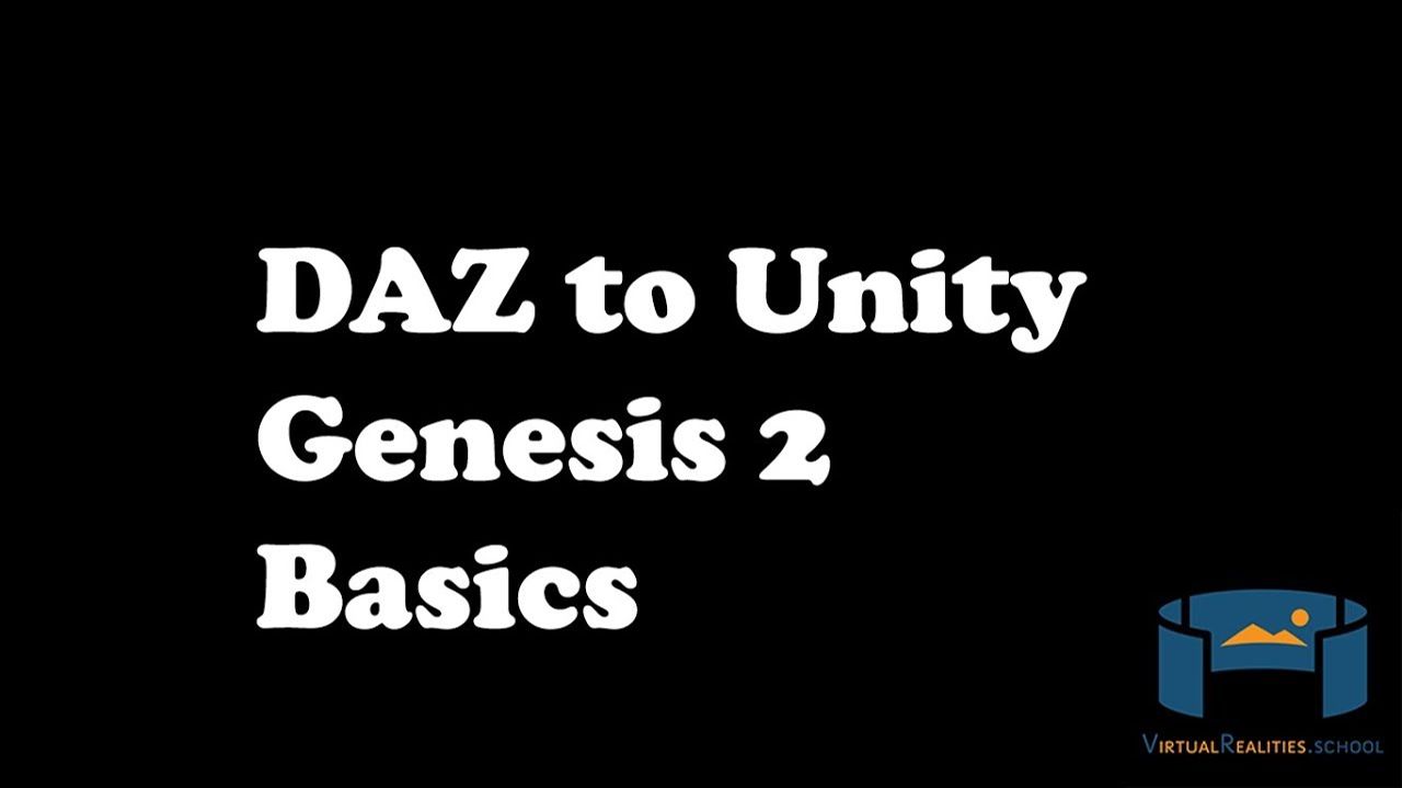 DAZ to Unity I - Genesis2 Basics