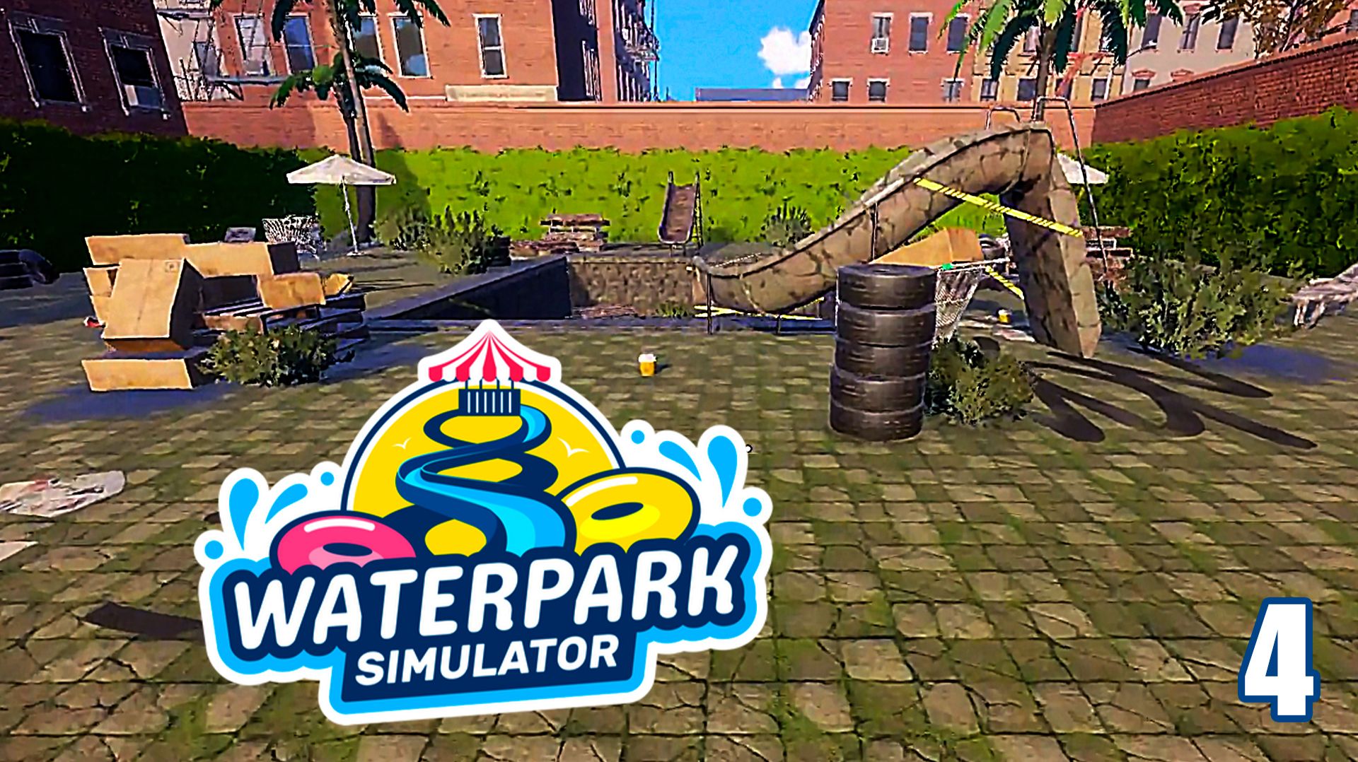 Расширение территории, первый Билетёр ► Waterpark Simulator # 4