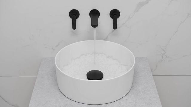 Смеситель для раковины OLIVA встраиваемый черный, Арт. 68972