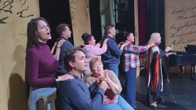 Тверской театр драмы. Репетиция перед спектаклем "Пушкин. Евгений Онегин". 24.10.2025