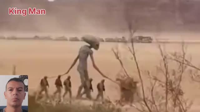Alien gigante trasportado por militares al Area 51